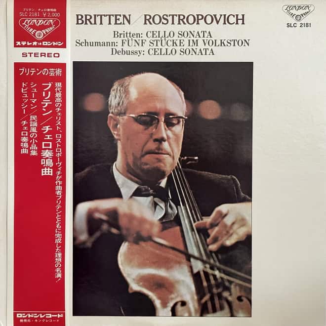 Rostropovitch, Britten, Schumann, Debussy – Mstislav Rostropovich And ...